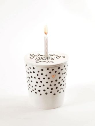 Good old Friends Gro&szlig;er Geburtstagsbecher Geburtstagskuchenersatz