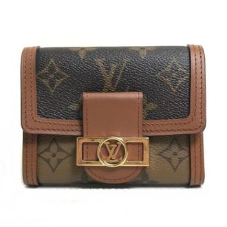 Louis Vuitton Portefeuille en toile Pre-owned - Femme - Pre-owned - Brun - Taille: ONE Size