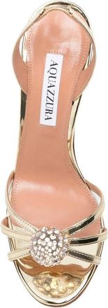 Aquazzura Sogol Stiletto Sandal - Gold