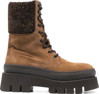Copenhagen panelled boots - Braun