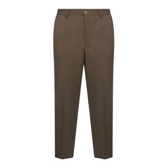 D4.0 Portofinos Stoffhose mit B&uuml;gelfalte - - Trousers - Herren - Braun - 2XL