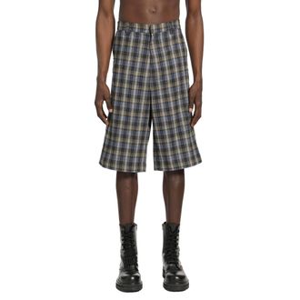 ERL Checked Woven Shorts