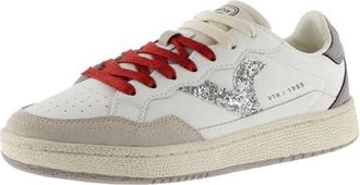 Victoria 1985 Basket Basse Smash Cuir & Logo Paillet&eacute; & Arri&egrave;re M&eacute;tallis&eacute;e 8806103 pour Femme Blanco 39