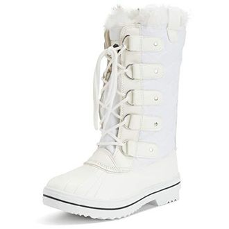 Polar Femmes Neige D&eacute;marrage Nylon Haut Imperm&eacute;able Fourrure Chaud D&eacute;marrage - WHI43 ZCD0026 - Blanc - 43 EU