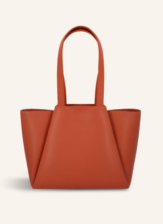 Kaai Kaai Schultertasche Midi Pyramid braun