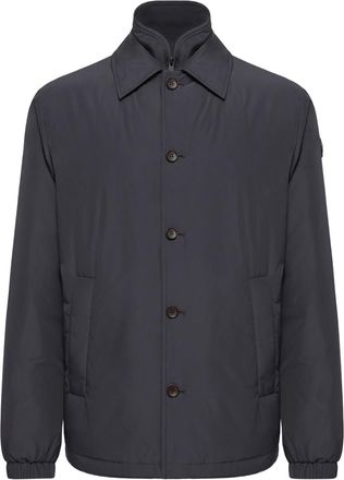 Moncler Moncler Doudoune-chemise Maindo, Homme, Bleu, Taille: 0