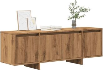 vidaXL Vidaxl - Meuble tv ch&ecirc;ne artisanal 120x30x40,5 cm bois ding&eacute;nierie
