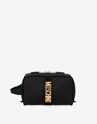 Moschino Trousse de beauté en nylon Cordura - Noir
