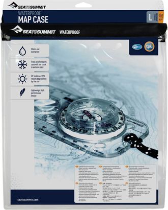 Sea To Summit Waterproof Map Case Clear L Clear