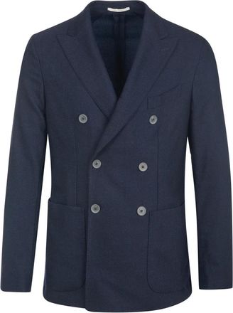 Pal Zileri Zweireihiger Blazer - - Jackets - Herren - Blau - XL