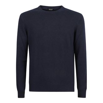 Ermenegildo Zegna Homme, Pulls, Bleu, Taille: L Tricots ras du cou