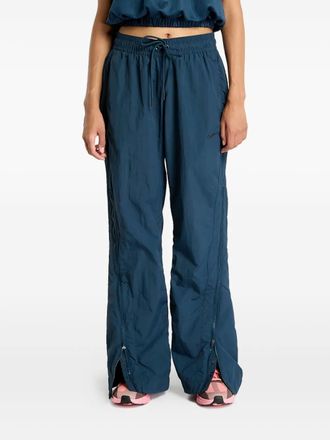 Nike pantalon en laine &agrave; d&eacute;tails de zips - Bleu