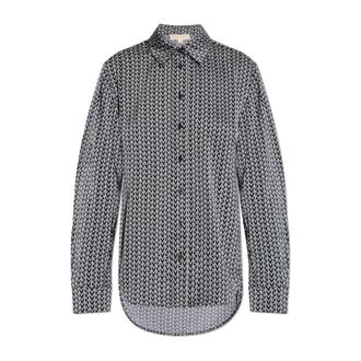 Michael Kors Hemd mit Monogramm - - Blouses & Shirts - Damen - Schwarzk - M
