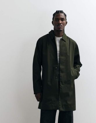 Barbour Lorden wasserdichter Mac-Mantel, lange Jacke in Salbeigr&uuml;n