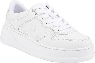 Guess Femme Cleva Basket, Blanc, 38 EU