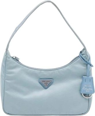 Prada Sac bandouli&egrave;re Re Edition 2000 Pre-owned - Femme - Pre-owned - Bleu - Taille: ONE Size