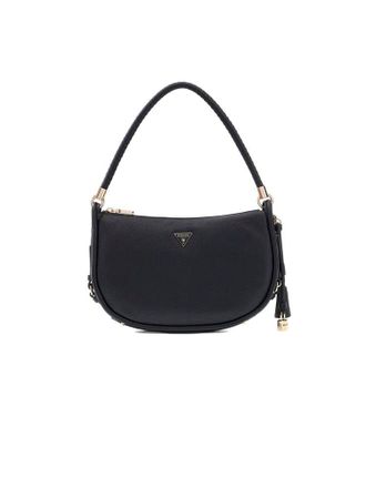 Guess Womens Shoulder Bag Black Polyurethane - Shoulder-Bags