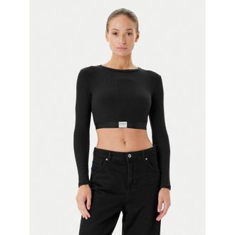 Guess Bluse O5RP00 KCDA2 Schwarz Regular Fit