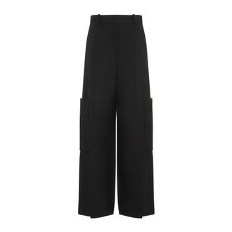 Khaite Wide Leg Pants - - Trousers - Damen - Schwarzk - M