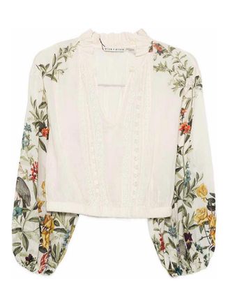 Alice & Olivia Blouse - Beige Clair