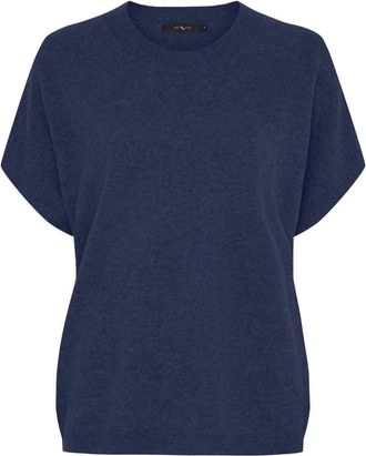 BTF-CPH Rundhals-Strick-T-Shirt - - Knitwear - Damen - Blau - XS