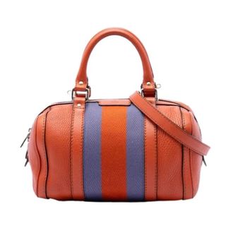 Gucci Pre-owned Canvas Satchel - - Pre-owned - Damen - Orange - ONE SIZE