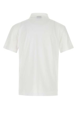 Gucci Mens White Cotton Polo Shirt Whitemc Exterior Exterior: T-shirts And Polos