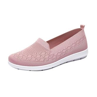 Generic Baskets &agrave; enfiler en maille pour femme - L&eacute;g&egrave;res et respirantes - Classiques - Confortables - Chaussures de course d&eacute;contract&eacute;es - Gym - Entra&icirc;nement 