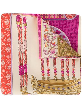 Shanghai Tang foulard imprim&eacute; - Multicolore