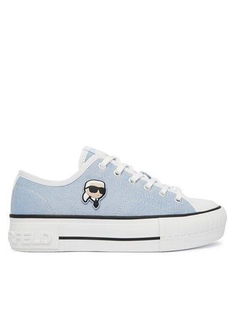Karl Lagerfeld Sneakers aus Stoff Kampus Max NFT KL60424G Blau