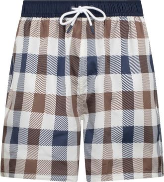 Aquascutum Homme, Maillots de bain, Multicolore, Taille: 2XL Macro Iconic Volley Swim Shorts