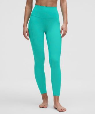 lululemon Align Hose mit hohem Bund und Taschen f&uuml;r Frauen - 64 cm - Gr&ouml;&szlig;e 10 in Tropics Tone