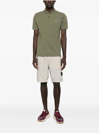 Stone Island Homme, Shorts, Beige, Taille: W38 Logo Patch Cargo Shorts