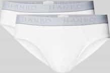 Hanro Slip mit Label-Details im 2er-Pack