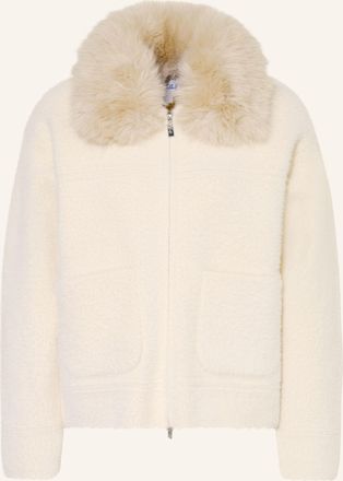 Joseph Ribkoff Jacke Mit Abnehmbarem Kunstfell weiss
