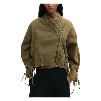 Desigual Damen, Jacken, Gr&uuml;n, LGr&ouml;&szlig;e