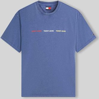 Tommy Jeans Relaxed Fit T-Shirt aus reiner Baumwolle