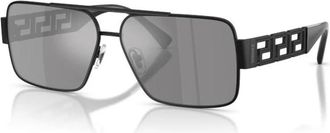 Versace Homme, Accessoires, Noir, Taille: 61 MM Ve2290 Lunettes de soleil