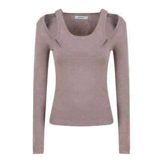Gimaguas Pull Etoile - Femme - Pulls - Beige - Taille: 40 FR