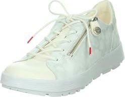 Think Damen COMODA chromfrei gegerbte nachhaltige Halbschuhe, Bianco/Kombi 1000