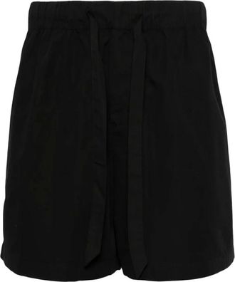 Tekla Homme, Shorts, Noir, Taille: L Cotton Poplin Pyjamas Shorts