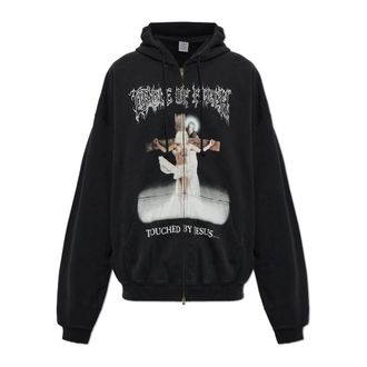 VETEMENTS Herren, Sweatshirts & Hoodies, Schwarzk, XSGr&ouml;&szlig;e