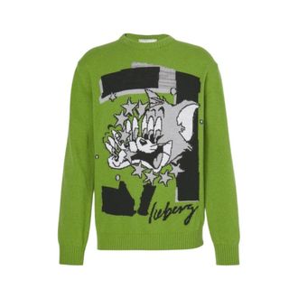Iceberg Rundhals-Strick Gatto Silvestro - - Knitwear - Herren - Mehrfarbig - L