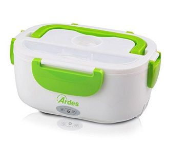 Ardes AR1K01G Tragbarer elektrischer Speisenwärmer, Warmhaltebehälter für Lebensmittel - Lunch Box fürs Büro, praktisch und schnell, Bianco
