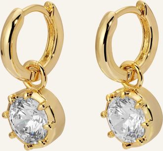 Lili Claspe Creolen Celeste Charm Huggies By Glambou gold