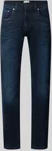 Pierre Cardin Straight Fit Jeans aus elastischem Baumwoll-Mix Modell Lyon