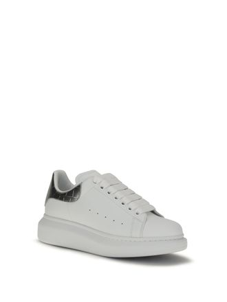 Alexander McQueen Womens Leather Sneakers White