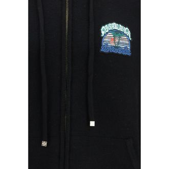 Casablanca Merino Wool Hoodie - Black