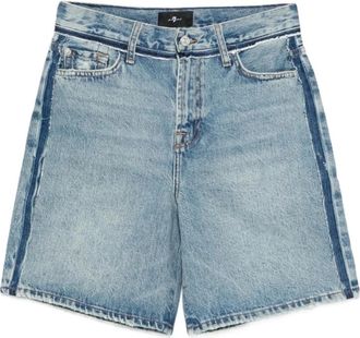 7 For All Mankind Femme, Shorts, Bleu, Taille: W27 Lola 3DL