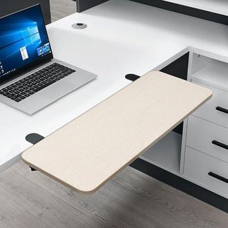 Generic Rallonge de Bureau Ergonomique, rallonge de Bureau dordinateur, Repose-Poignets for accoudoir de Table, Pince sans per&ccedil;age(B,65x24cm)